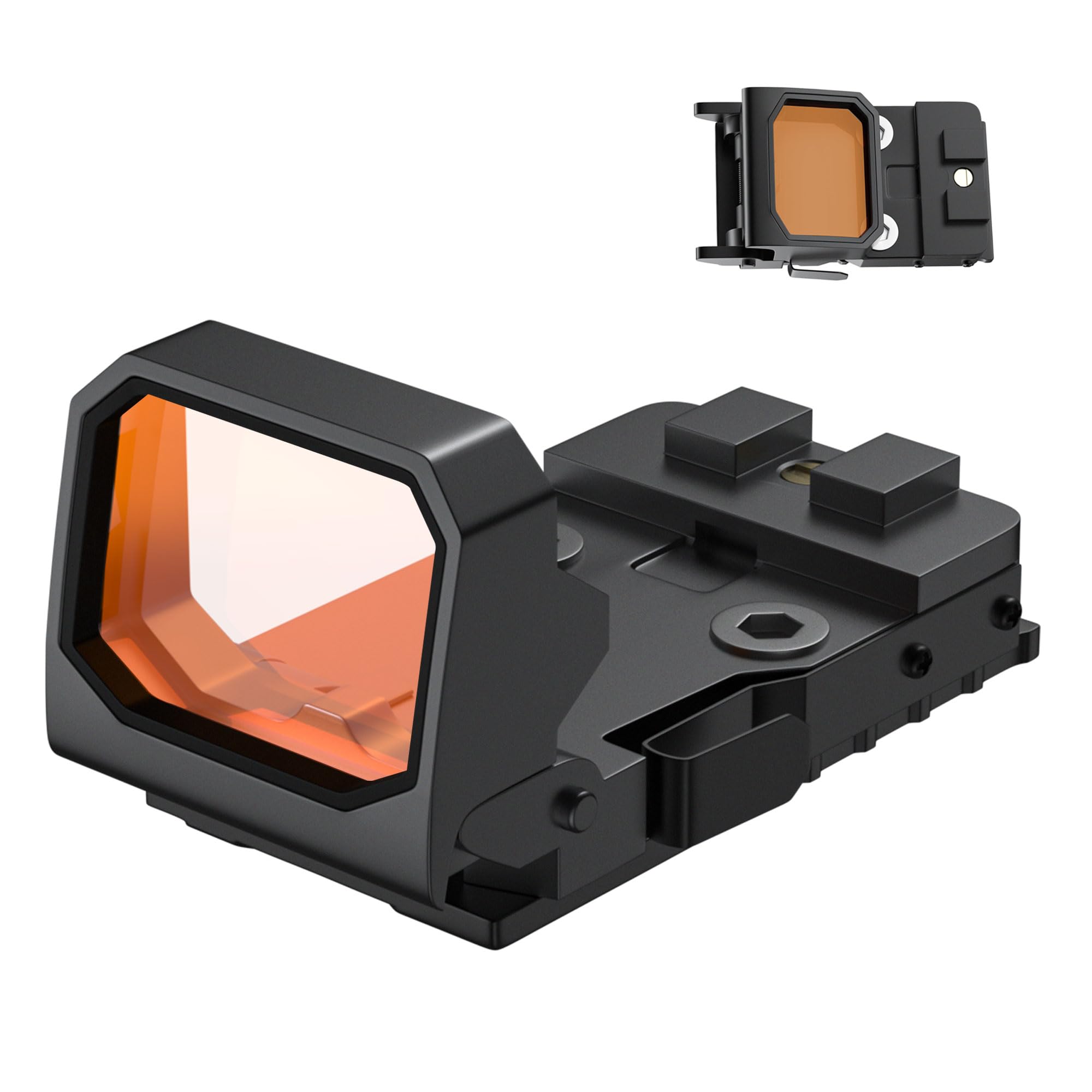 TFFUAM Mini Folding Red Dot Sight Compact Flip Up Reflex Sight for ...
