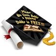 Amazon.com: Tassel Toppers - Dobby is Free - Decorated Grad Cap Topper ...