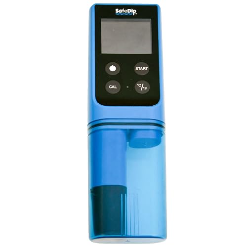 Solaxx MET01A SafeDip Digital Test Meter for pH, Chlorine, Salt and ...