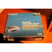 Amazon.com: Cisco-Linksys BEFSR41 EtherFast Cable/DSL Router with 4 ...