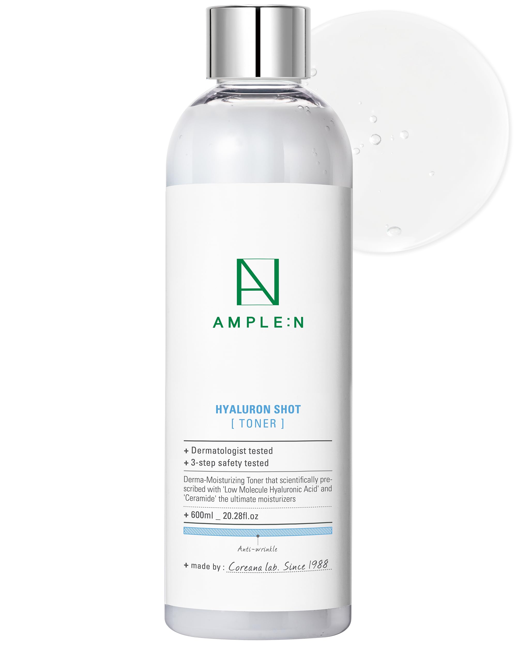 Mua Ample:N Hyaluron Shot Toner – Hyaluronic Acid and Ceramide ...