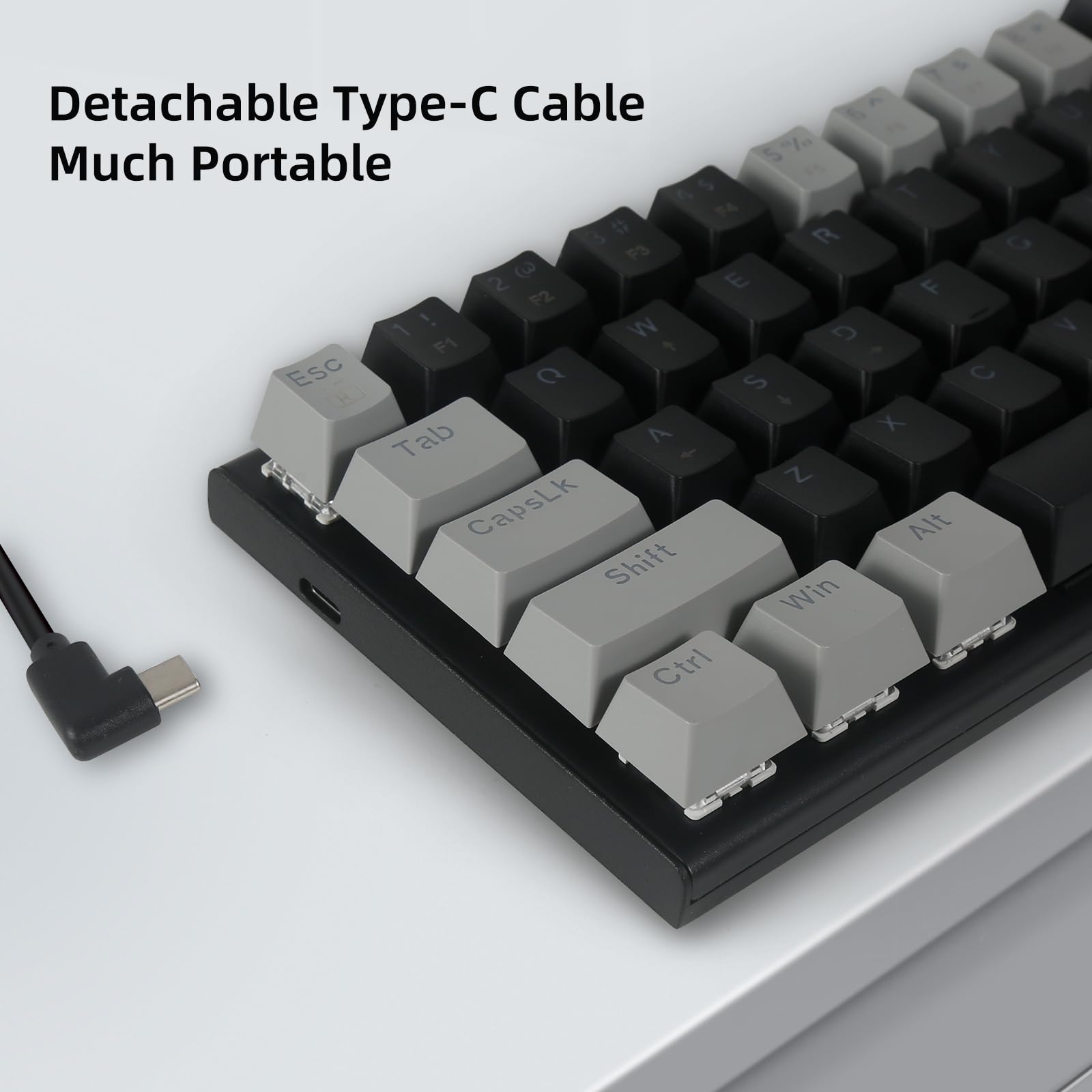 Mua E-YOOSO 60% Mechanical Keyboard Red Switch, 61 Key Ultra-Compact ...