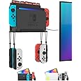 Amazon.com: Wall Mount for Nintendo Switch and Switch OLED with 28 Game ...