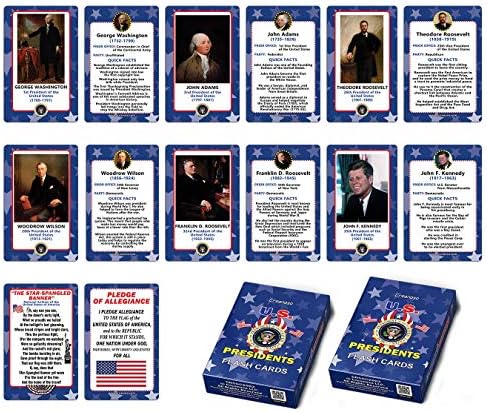 US Presidents Playing Flash Cards (2-Deck) - Gifts Ideas for Birthday ...