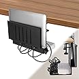 Amazon.com: LUKETURE Desk Side Storage, Laptop Holder with Cable ...