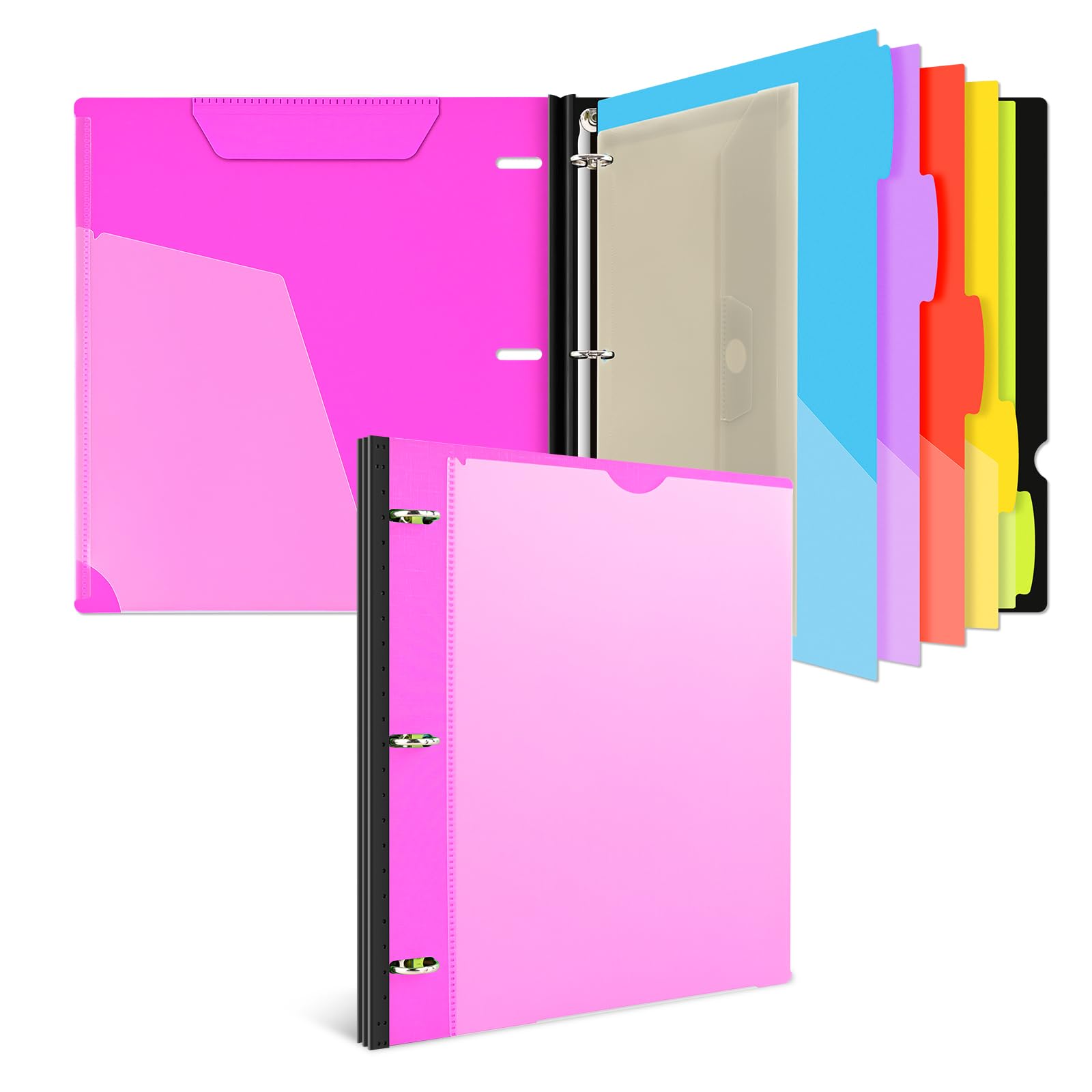 Mua INFUN Telescoping Project Organizer Binder,13 Pocket 1 Inch 3-Ring ...