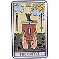 Amazon.com: Spectre Pins The Coffee Tarot Card Enamel Pin : Clothing ...