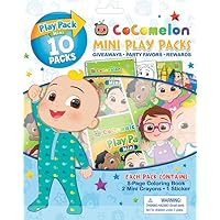 Amazon.com: Cocomelon Play Pack of 10 Mini Packs, Each with Mini ...