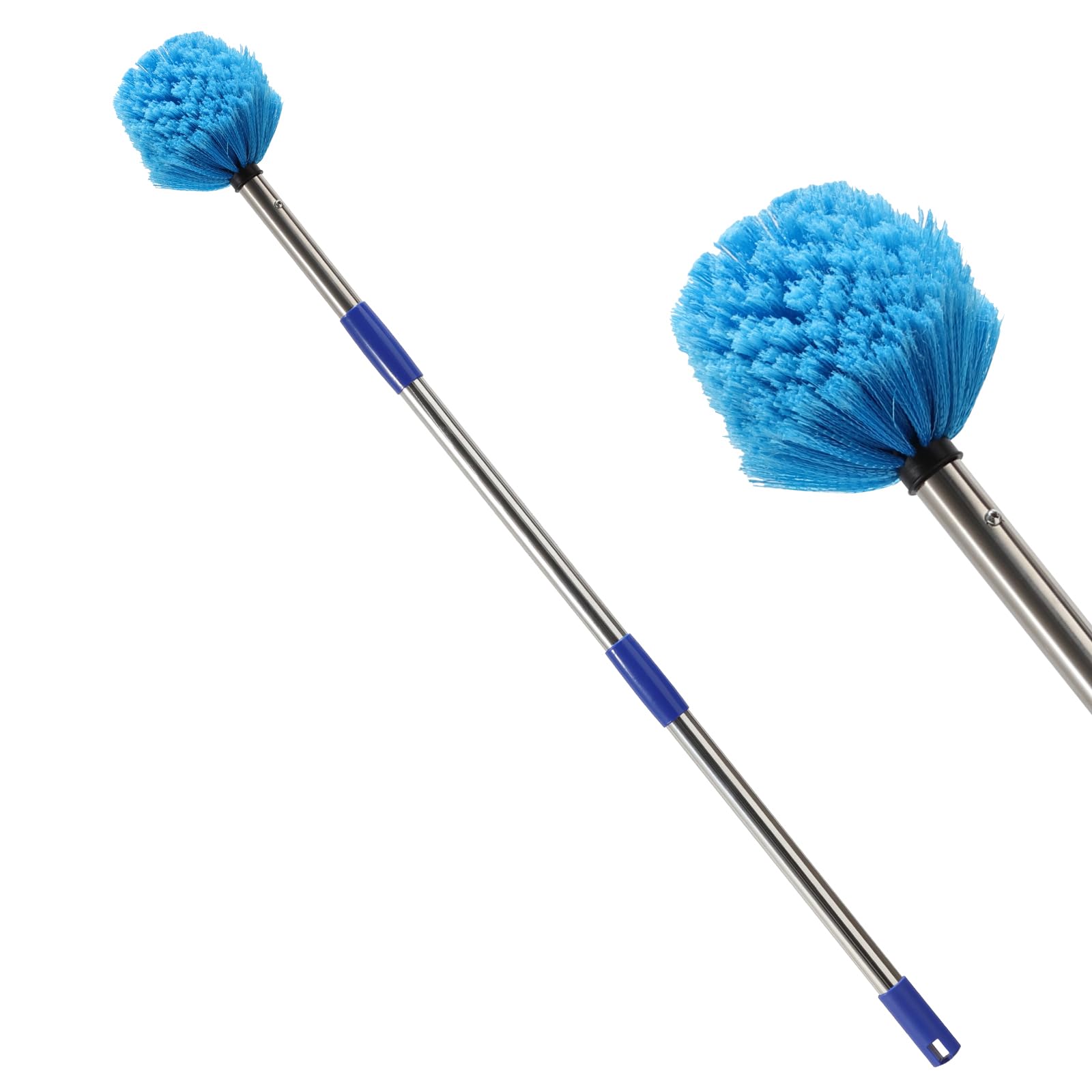Cobweb Duster with Extension Pole,4-8FT Stainless Steel Spider Web ...