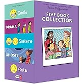 Raina Telgemeier Collection 5 Books Set (Sisters, Drama, Smile, Ghosts ...