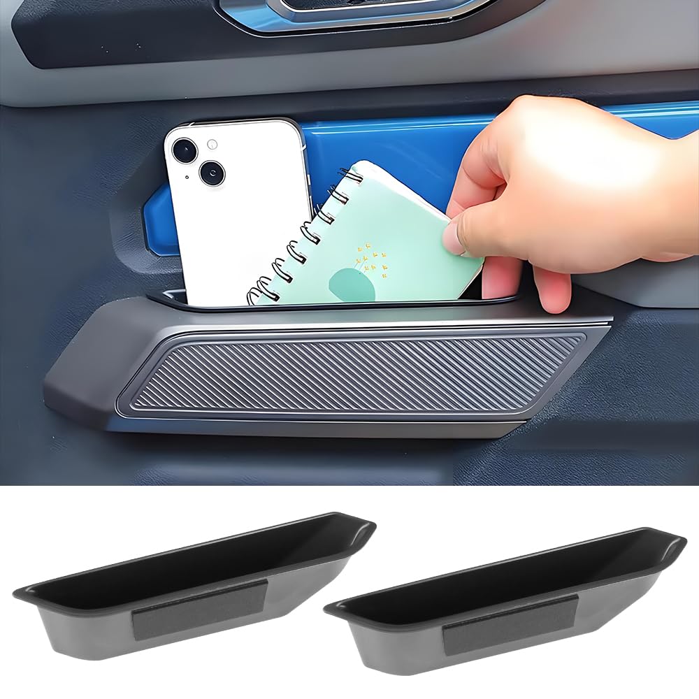 LUNQIN Car Door Side Storage Tray for 2021 2022 2023 20024 2025 Ford ...