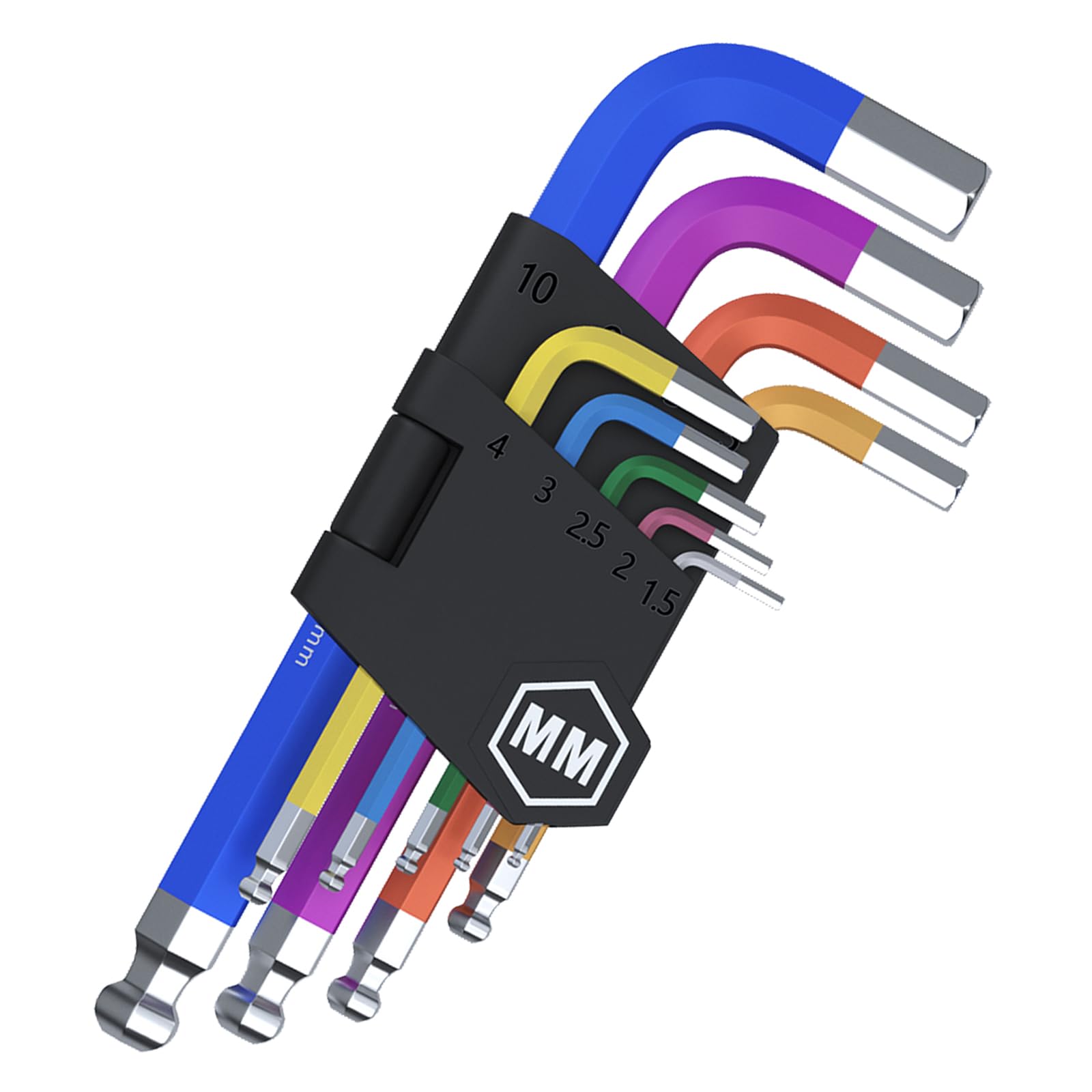 Mua Metric Allen Wrenches Set Short Arm Ball End Hex Key Set Steel Allen Keys 1.5 to 10mm Metric ...