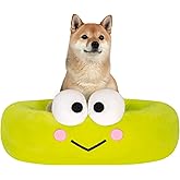 Amazon.com: Hello Kitty and Friends Hello Kitty Pink Bolster Pet Bed ...