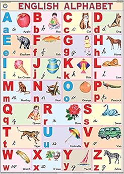 Amazon.in: Buy English Alphabet Chart (70x100cm) Book Online at Low ...