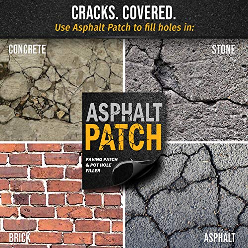 ASPHALT PATCH & POTHOLE FILLER 56 lb Pail | Pothole Repair Kit ...