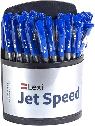 Lexi Jet Speed Pen Black - 30 Pen Dispenser X 2 Dispensers (60 Pens ...