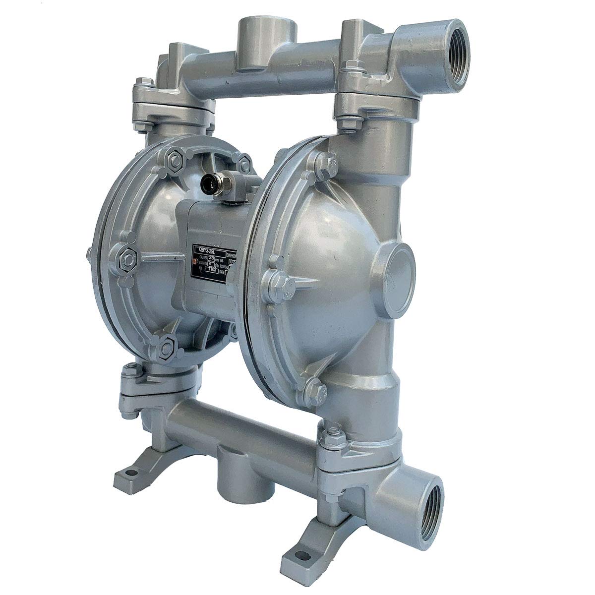 Cozyel Air-Operated Diaphragm Pump Double Diaphragm Pump 1 Inch Inlet & Outlet, Air Diaphragm ...