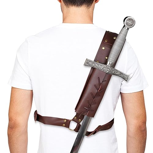 Medieval Sword Back Holster Cosplay Sword Belt Frog Adjustable Sword ...