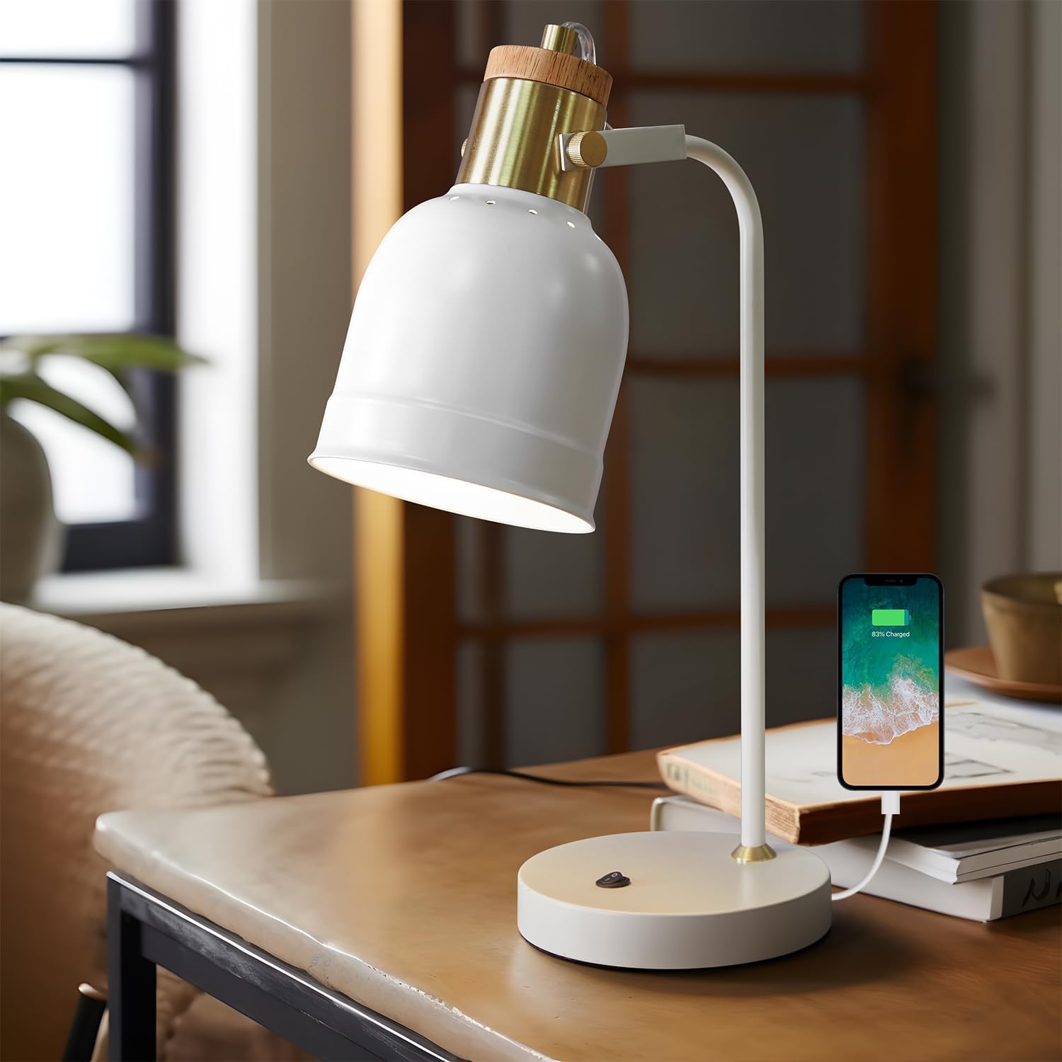 USumkky 17" Office Desk Lamp, Modern Design, Modern Desk Lamp ...