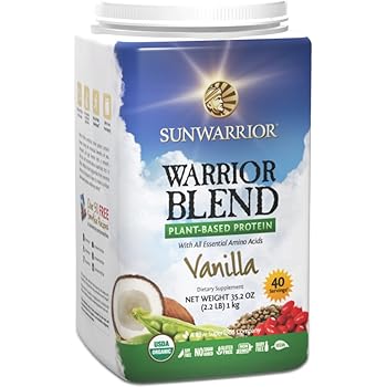 Amazon.com: Sunwarrior Warrior Blend Plant Based Organic Protein ...
