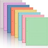 Amazon.com : PerKoop 8 Pack Colored Engineering Paper Bulk, 8.5 x 11 ...