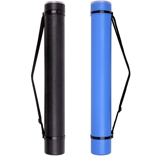 TRANSON 2-pack Poster Documents Storage Tube 24"-40" Extendable for ...