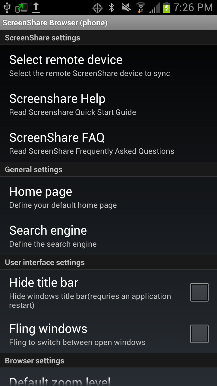 ScreenShare Browser for Phone:Amazon.com:Appstore for Android