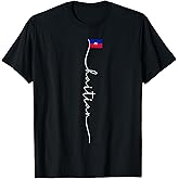 Amazon.com: Haiti Signature Haitian Flag T-Shirt : Clothing, Shoes ...