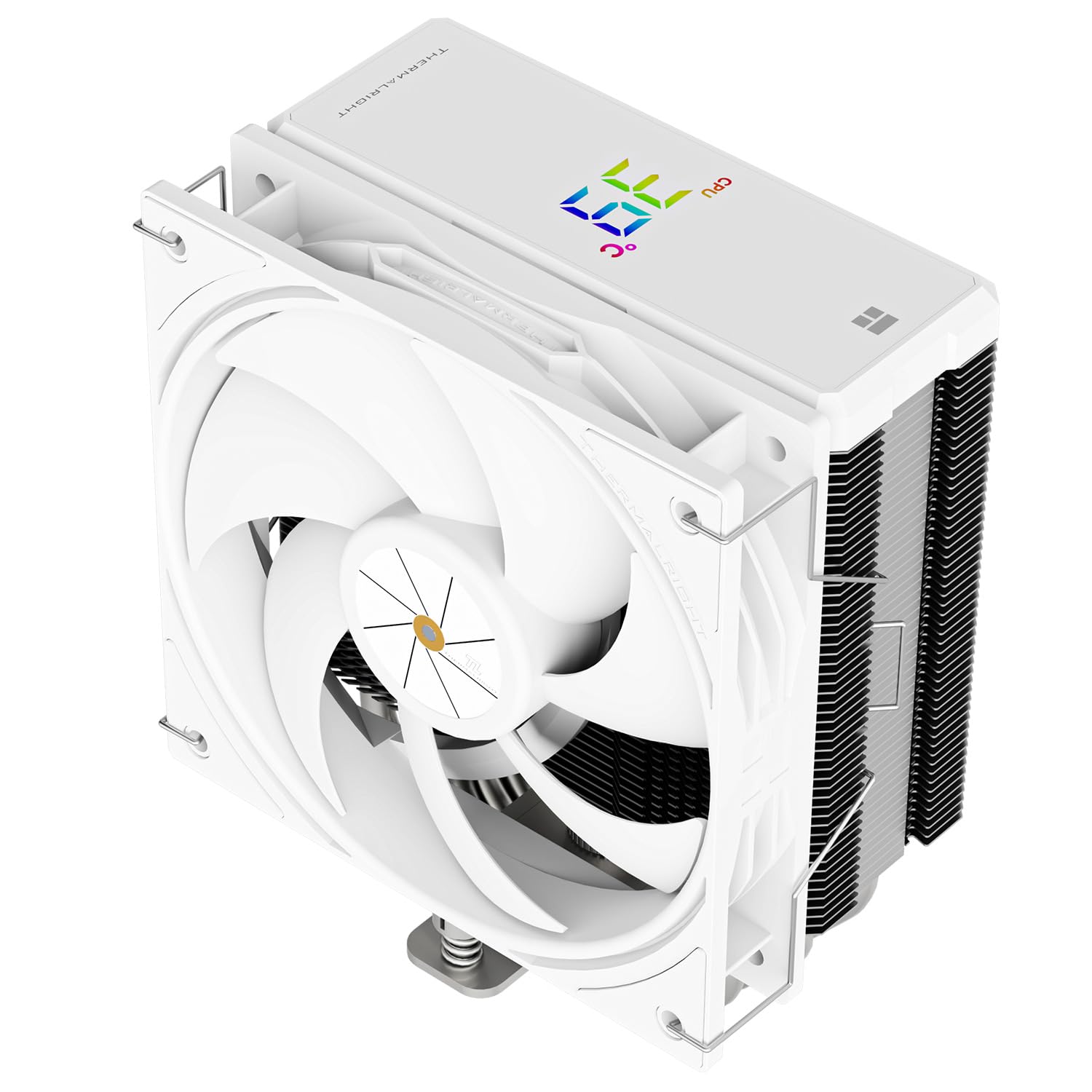 Thermalright Assassin X 120R Digital White CPU Cooler, Digital Screen ...