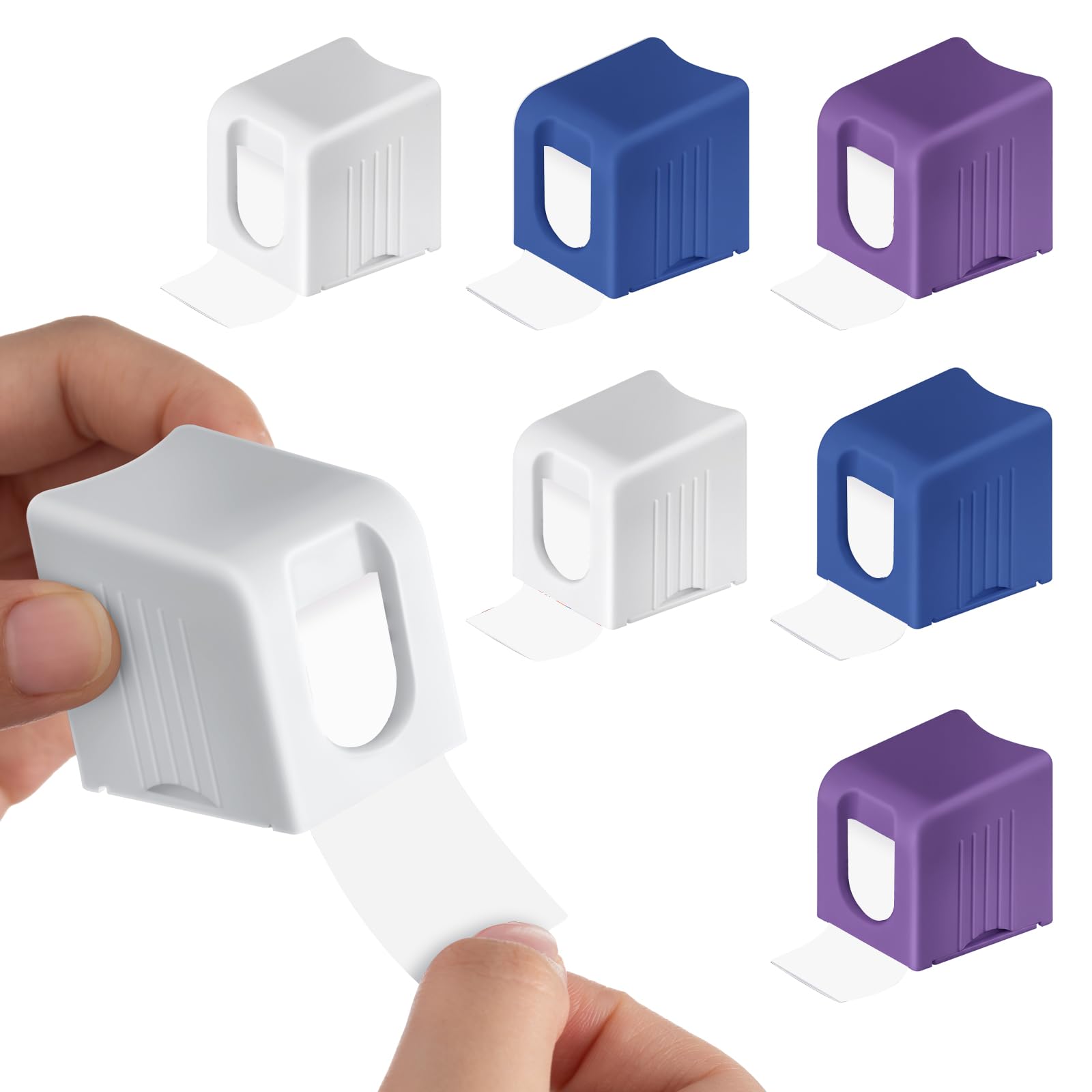 Maitys 6 Pcs Stamp Roll Dispenser Postage Stamp Dispenser Holder for ...