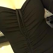 Velius Women's Sexy Front Drawstring Off Shoulder Knitted Ruched ...