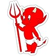 Amazon.com: LITTLE DEVIL KIDS CHILDREN sticker decal 4" x 5" : Toys & Games