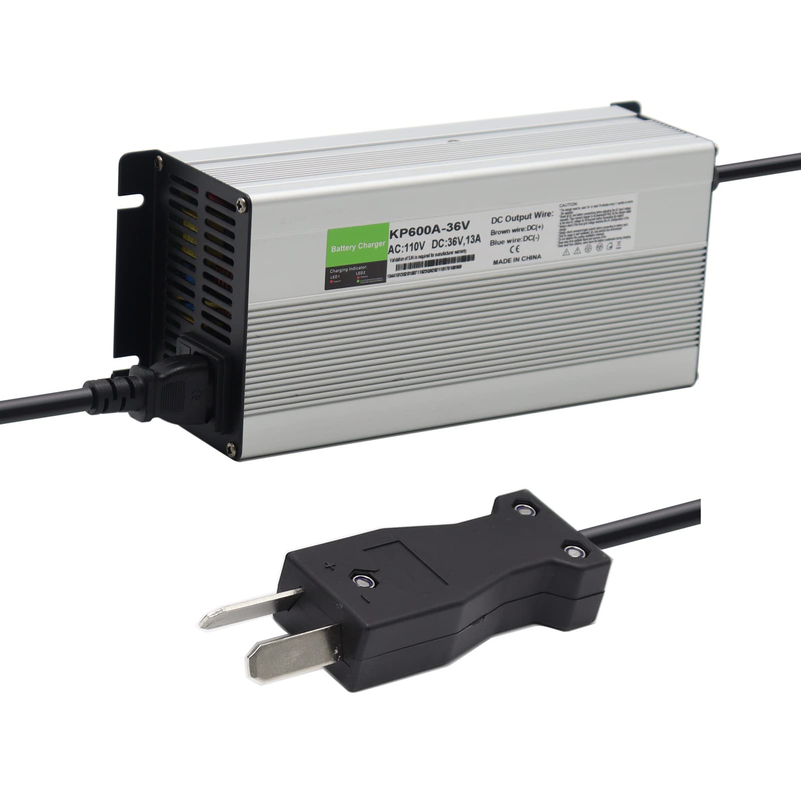 Mua 36V 13A Golf Cart Battery Charger with Crowsfoot Style Connector ...