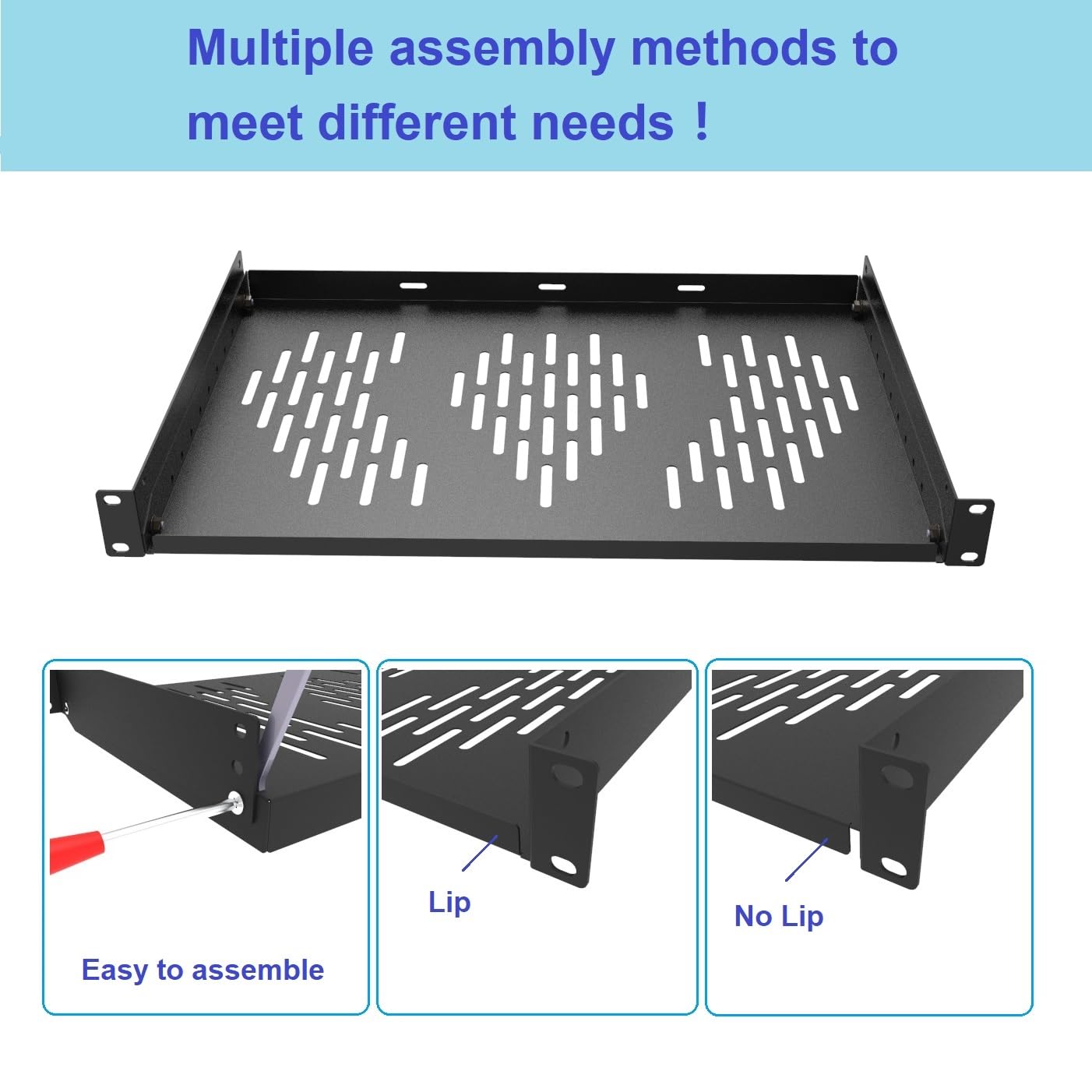 Mua 1U Server Rack Shelf, Suitable for 19" Network Equipment Racks and ...