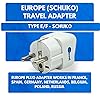 2 in 1 Europe Travel Adapter for European Outlets - Type C, Type E ...