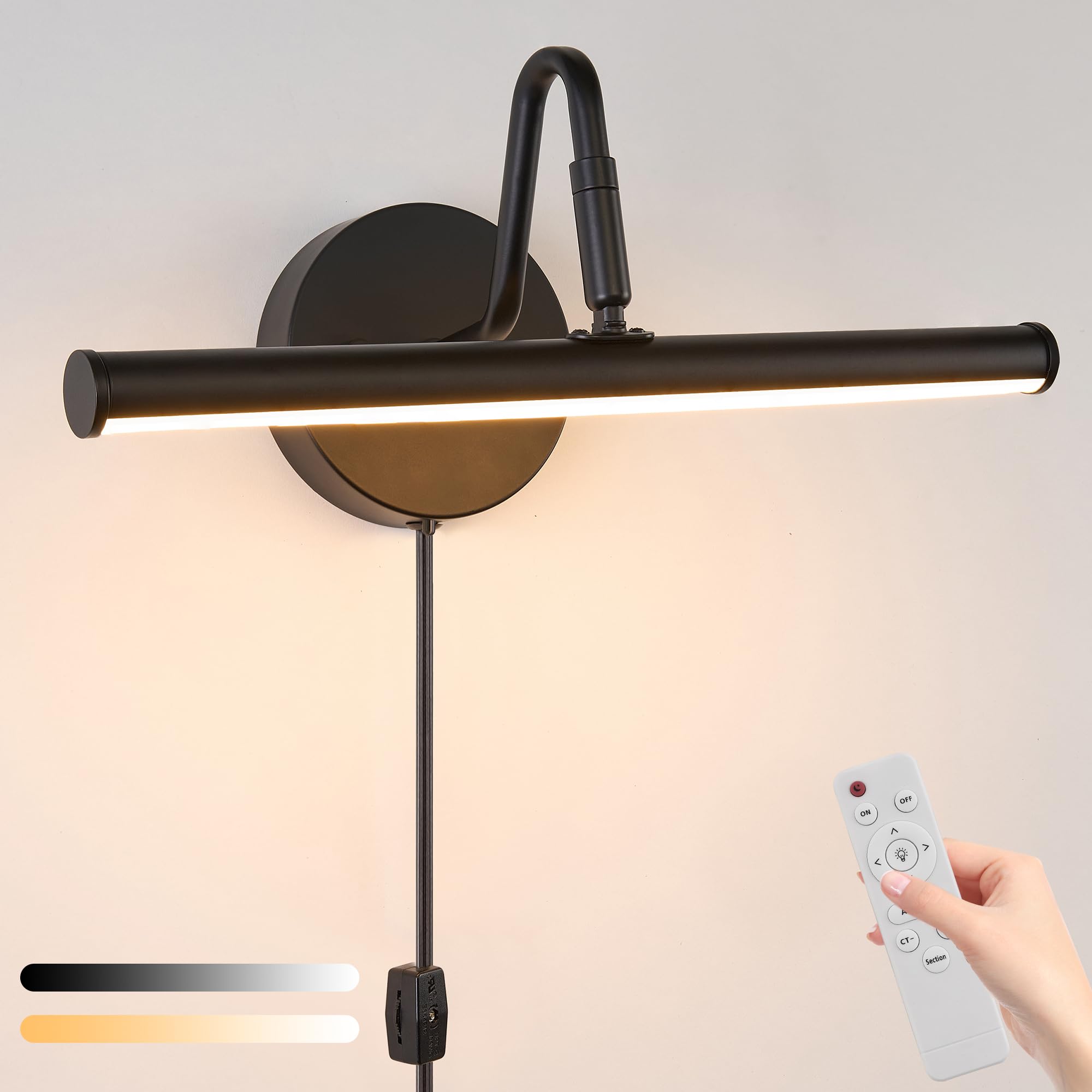 Devorpos Bathroom Vanity Light LED Picture Lights for Wall 15 inch ...