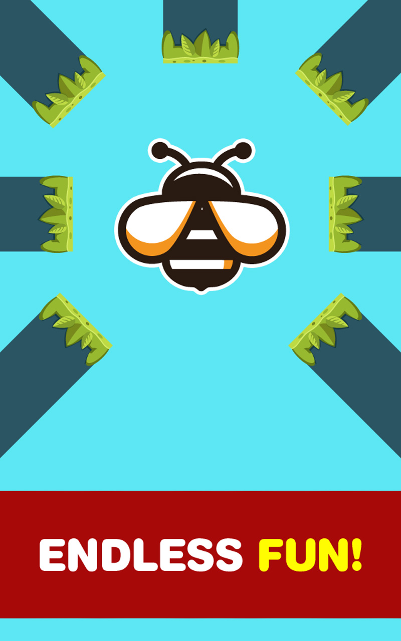 Honey Bee - Casual One Touch Insect Fun Sky Maze Jump Runner Smash ...