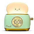 Amazon.com: WANIDEA Cute Toaster Lamp, Cute Alarm Clock,Kids Clock ...