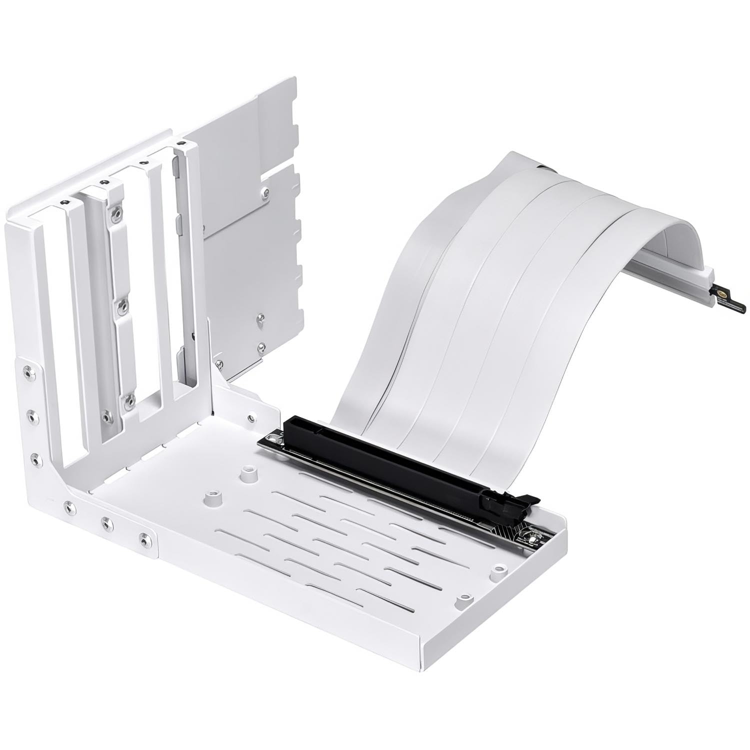Lian Li Accessory Universal 4-Slots Vertical GPU Card Holder Kit White ...