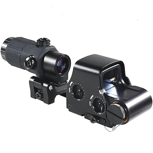 558 Red Dot Sight Red Green Dot Scope with 3X 5X Magnifier Quick ...