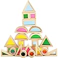 Amazon.com: Xylolin Wooden Building Blocks for Toddlers 1-3, 24 Pieces ...