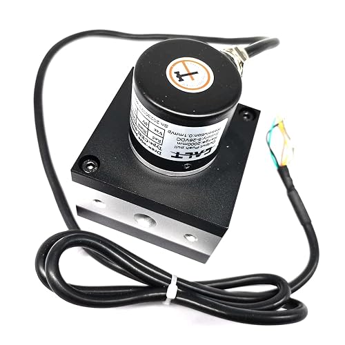 CALT CESI-S2000C 2000mm Incremental Encoder Type Draw Wire Linear Displacement Sensor NPN Output ...