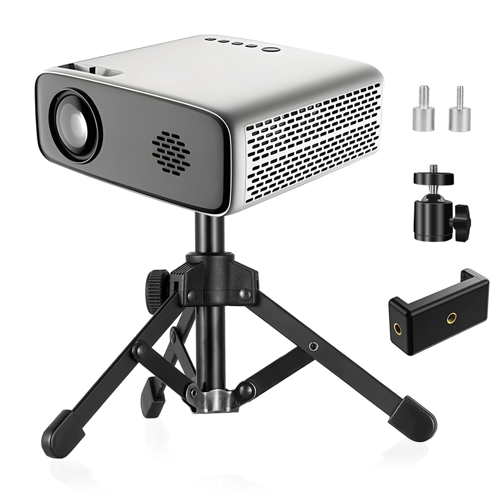 JCWINY Mini Projector Stand, Table Top Mini Projector Tripod Stand with ...