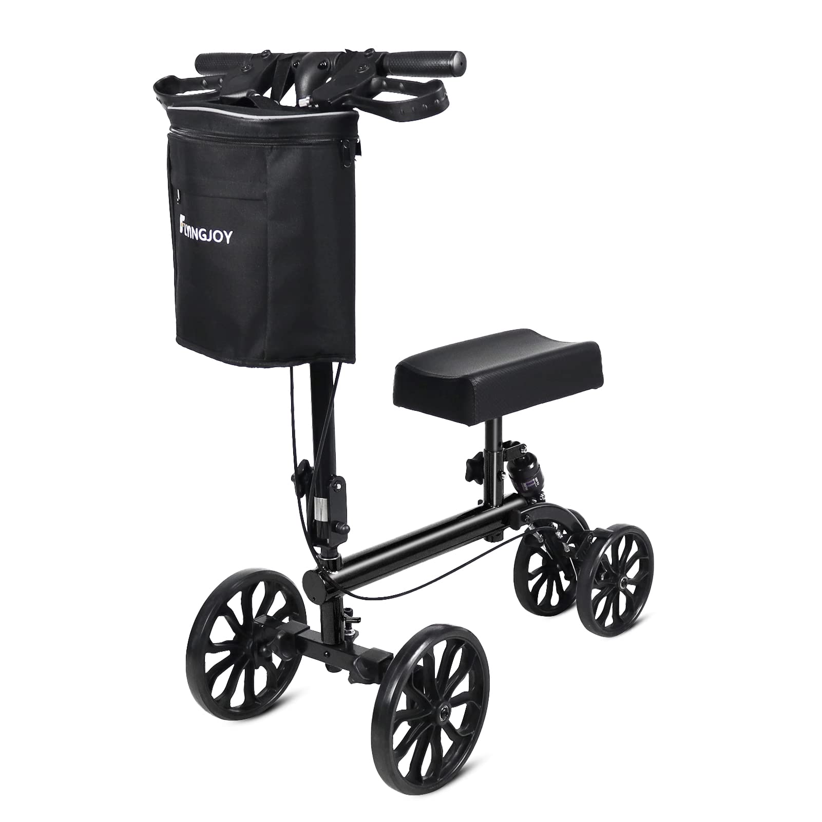 FlyingJoy Steerable Knee Walker with Double Handbrake and Height ...