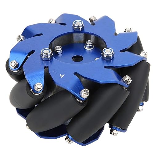 4in Mecanum Wheel Aluminum Right Wheel,45 Degree Omnidirectional Wheel ...