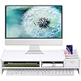 Amazon.com: Monitor Stand Riser, Computer Laptop Riser Shelf with 3 ...