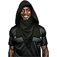 Amazon.com: INNTURT Fabric Cowl Hood Cyberpunk Mask Rogue Hood Cowl ...