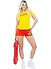 Smiffys Baywatch Beach Costume in Yellow for Adults Includes Top and ...