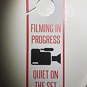 Amazon.com: Graphics and More Filming in Progress Quiet on The Set ...