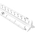 Amazon.com : ALVIN Architect Triangular Scale Ruler 12" Model 110P ...